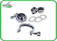 China ISO 2852 Sanitary Stainless Steel Tri Clamp Fittings , Clamp Pipe Couplings For Food Industry for sale