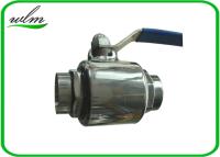 China High Sealing Sanitary Butt Weld Ball Valves With Bright Annealing Surface Treatment for sale
