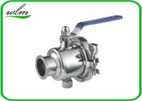 China SMS3017 Higienic Sanitary Tri Clamp Ball Valve 6 Inch Stainless Steel for sale