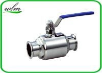 China Durable Clamp Sanitary Ball Valves For Hygienic Industry Pipe System for sale
