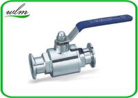China Durable Clamp Sanitary Ball Valves For Hygienic Industry Pipe System for sale