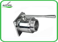 China Sanitary Hygienic Flanged Ball Valve Size DN15 To 200 For Red Wind Tanks for sale