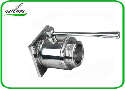 China Sanitary Hygienic Flanged Ball Valve Size DN15 To 200 For Red Wind Tanks for sale