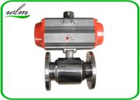 China Elegant Design Sanitary Ball Valves Stainless Steel , Pneumatic Actuated Ball Valve for sale