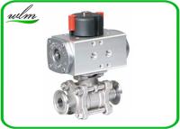 China Complete Encapsulation Sanitary Ball Valves Customized For Special Environments for sale