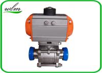 China Complete Encapsulation Sanitary Ball Valves Customized For Special Environments for sale