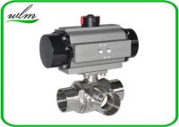 China L Or T Type Sanitary Ball Valves Butt Weld For Chemical Fluids And Pharmacy for sale