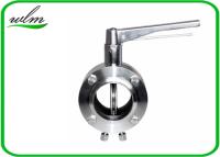China Leakage Proof Sanitary Butterfly Valve Manual Or Pneumatic Type , Corrosion Resistance for sale