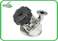 China Aseptic Tri Clamp Tank Bottom Valve Sanitary With Manual Turning Knob Operation for sale