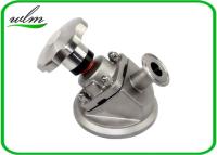 China Aseptic Tri Clamp Tank Bottom Valve Sanitary With Manual Turning Knob Operation for sale