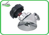 China Aseptic Tri Clamp Tank Bottom Valve Sanitary With Manual Turning Knob Operation for sale