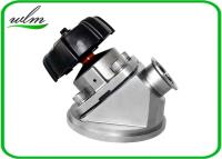 China Aseptic Tri Clamp Tank Bottom Valve Sanitary With Manual Turning Knob Operation for sale