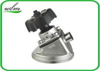 China Tank Bottom Sanitary Diaphragm Valve With Butt Weld Connection , Intelligently Designed for sale
