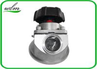 China Tank Bottom Sanitary Diaphragm Valve With Butt Weld Connection , Intelligently Designed for sale