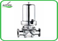 China Fast Assembly Sanitary Diaphragm Valve , Straight Through SS Diaphragm Type Valve for sale