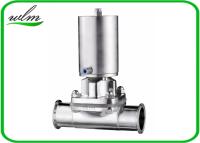China Fast Assembly Sanitary Diaphragm Valve , Straight Through SS Diaphragm Type Valve for sale