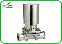 China Fast Assembly Sanitary Diaphragm Valve , Straight Through SS Diaphragm Type Valve for sale