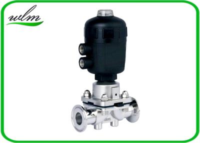 China Pharmaceutical Sanitary Diaphragm Valve , Plastic Case Pneumatic Diaphragm Valve for sale