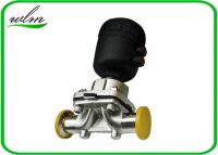 China Pharmaceutical Sanitary Diaphragm Valve , Plastic Case Pneumatic Diaphragm Valve for sale