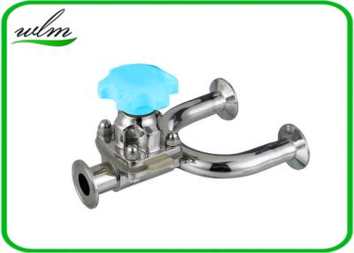 China 1.4435 / 316L Stainless Steel Diaphragm Valve Hygienic Grade , U Shaped for sale
