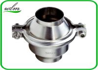 China High Sanitation Sanitary Check Valve For Water Pipelines , Weld Connection End for sale