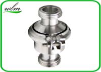 China Sanitary SS Check Valve , High Temperature Check Valve With Male Thread End for sale
