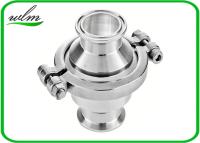China Portable Clip - On Sanitary Check Valve With Clamp Connection End , Finely Finished Surface for sale