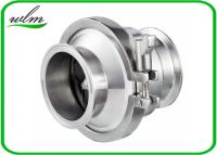 China Pharmaceutical Sanitary Stainless Steel Check Valve With Acid And Corrosion Resistance for sale