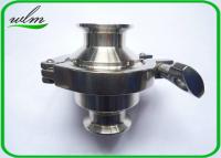 China Pharmaceutical Sanitary Stainless Steel Check Valve With Acid And Corrosion Resistance for sale