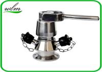 China Manual Operated Hygienic Sample Valves With Tri Clamp Sample Inlet Connection for sale