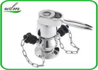 China Manual Operated Hygienic Sample Valves With Tri Clamp Sample Inlet Connection for sale