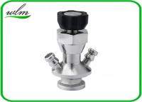 China Manual Operated Hygienic Sample Valves With Tri Clamp Sample Inlet Connection for sale