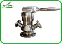 China Aseptic Sampling System Sanitary Sample Valve With Sterilization Inlet End , Diameter DN6 ~ DN25 for sale