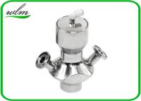 China Pneumatic Hygienic Sanitary Sample Valve Thread Hose Connection For CIP Sterilization for sale