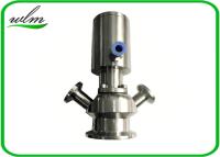 China Pneumatic Hygienic Sanitary Sample Valve Thread Hose Connection For CIP Sterilization for sale