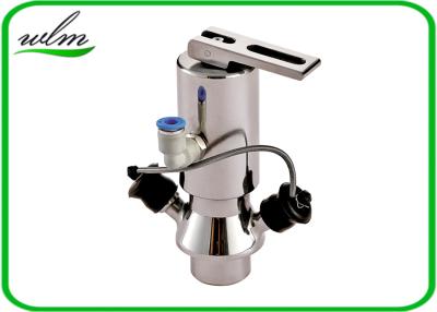 China Sanitary Butt Weld Aseptic Sampling Valve Manual And Pneumatic Hybrid Operation for sale