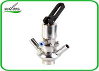 China Sanitary Butt Weld Aseptic Sampling Valve Manual And Pneumatic Hybrid Operation for sale