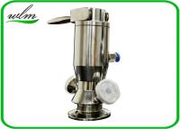 China Aseptic Sanitary Sample Valve , Tri Clamp Sample Valve For Brewery Industry for sale