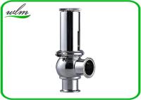 China Diary Food Grade Anitary Pressure Relief Valve Safety One Way Flow Direction for sale
