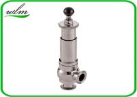 China Diary Food Grade Anitary Pressure Relief Valve Safety One Way Flow Direction for sale