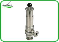 China Diary Food Grade Anitary Pressure Relief Valve Safety One Way Flow Direction for sale