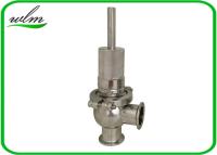 China Diary Food Grade Anitary Pressure Relief Valve Safety One Way Flow Direction for sale