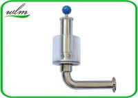 China Adjustable Automatic Pressure Relief Valve / Sanitary Union Exhaust Pressure Valve for sale