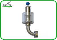China Adjustable Automatic Pressure Relief Valve / Sanitary Union Exhaust Pressure Valve for sale