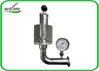 China Adjustable Automatic Pressure Relief Valve / Sanitary Union Exhaust Pressure Valve for sale