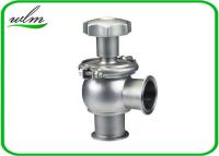 China Hygienic Sanitary Manual Flow Regulating Valve Butt Weld / Tri Clamp Connection Ends for sale