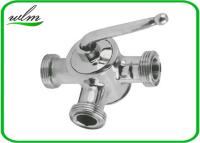 China 10 Bar Hygienic Valves Straight Way Three Way Plug Valve With Rapid Assembly for sale