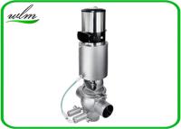 China Weld Pneumatic Hygienic Valves , Single Double Seat Unique Mixproof Valve for sale