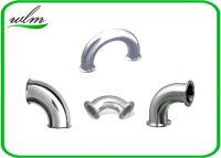 China Durable Sanitary Pipe Fittings Elbow Pipe Fittings Union Connection For Food Industry Yogurt for sale