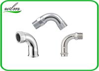 China Durable Sanitary Pipe Fittings Elbow Pipe Fittings Union Connection For Food Industry Yogurt for sale